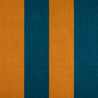 Burnt orange and navy blue striped rugs and runners in 100% wool - The ...