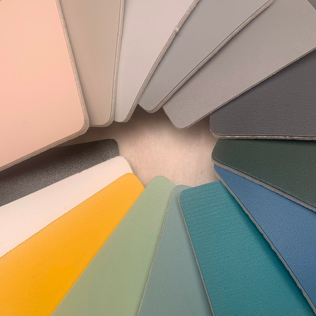 A sample pack of all our eco-friendly rubber flooring colours - The ...