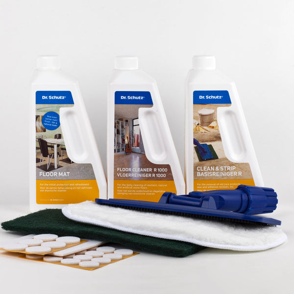 Top of the range cleaning kit for vinyl and rubber floors - The Colour ...