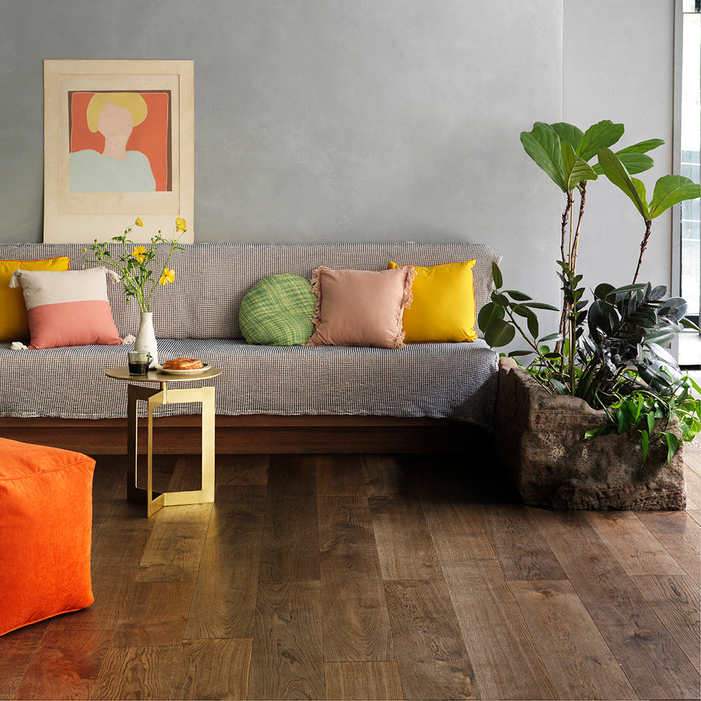Engineered oak plank wooden flooring - The Colour Flooring Company